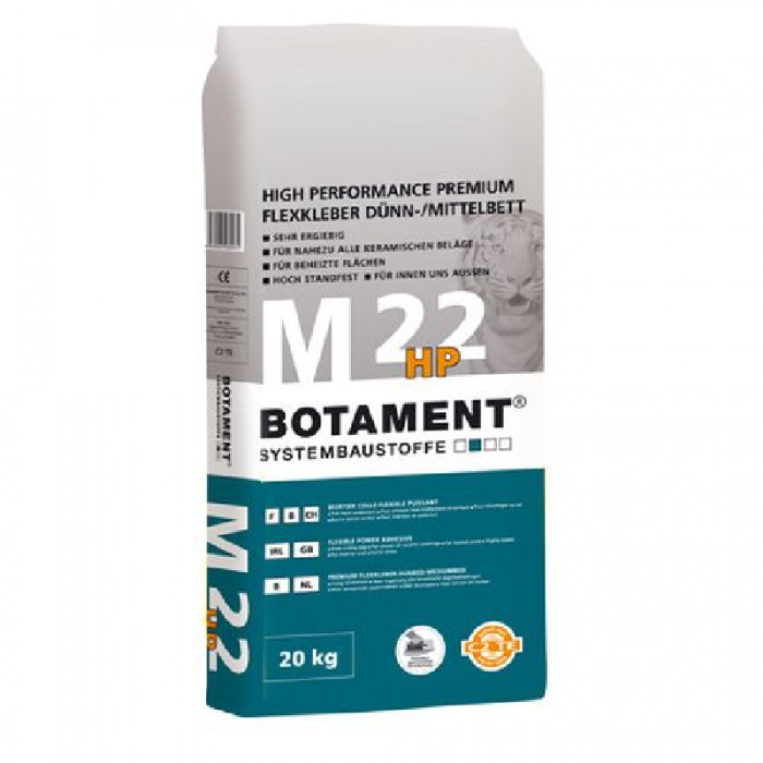 BOTAMENT M 22 HP S1 Prémium flexragasztó (C2 TE S1) kiszerelés: 20kg ...