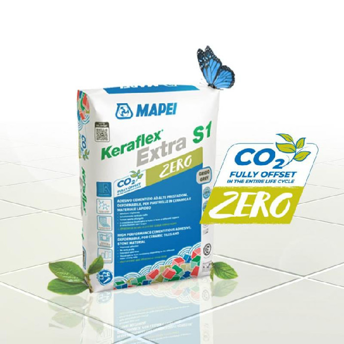 Mapei Keraflex EXTRA S1 ZERO 25kg 10mm-ig C2TES1, kiszerelés: 25 kg-os ...